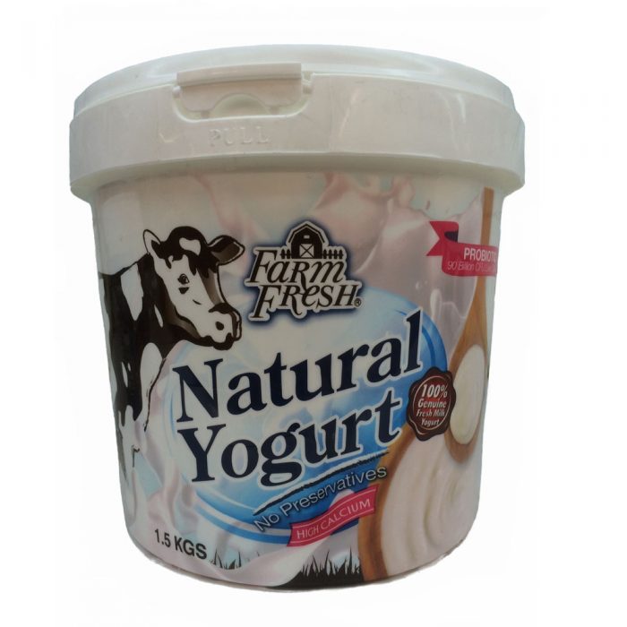 Farm Fresh Natural Yoghurt 1.5kg - Kaiser Foods
