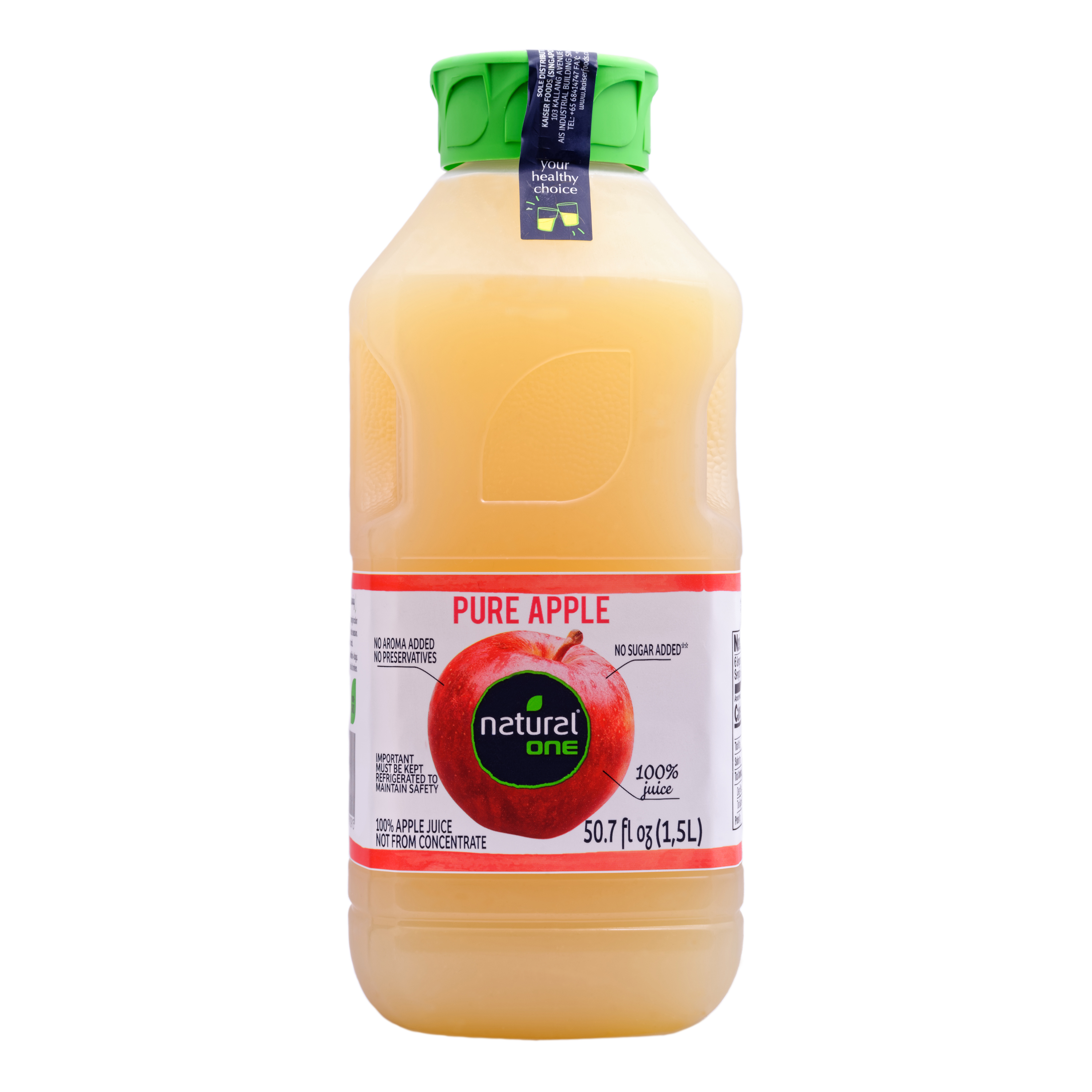 Natural One Pure Apple 1.5L - Kaiser Foods