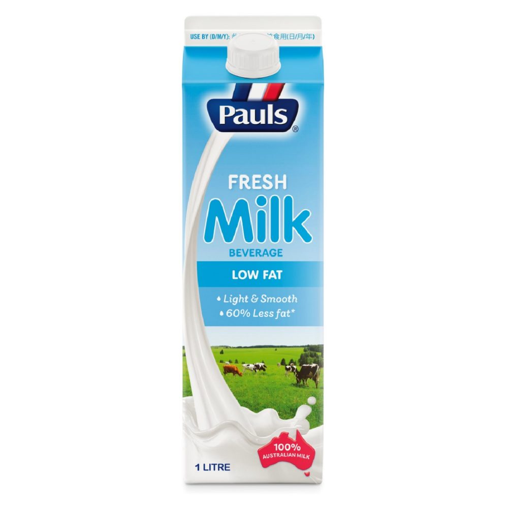 Pauls Fresh Low Fat Milk 1L - Kaiser Foods