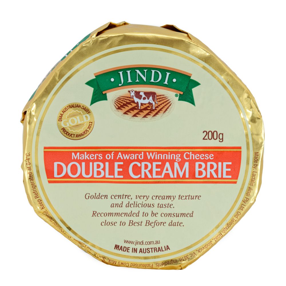 Jindi Double Cream Brie 200g - Kaiser Foods