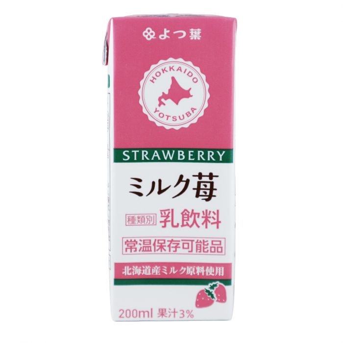 Yotsuba Hokkaido Milk Strawberry 200ml - Kaiser Foods