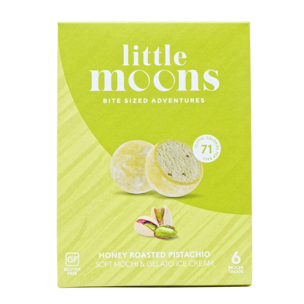 Little Moons Honey Roasted Pistachio Mochi Ice Cream 6s - Kaiser Foods